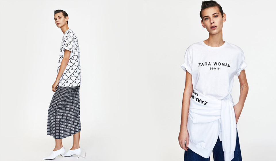 Jornal T – Zara estampa monograma ZA em nova colecção